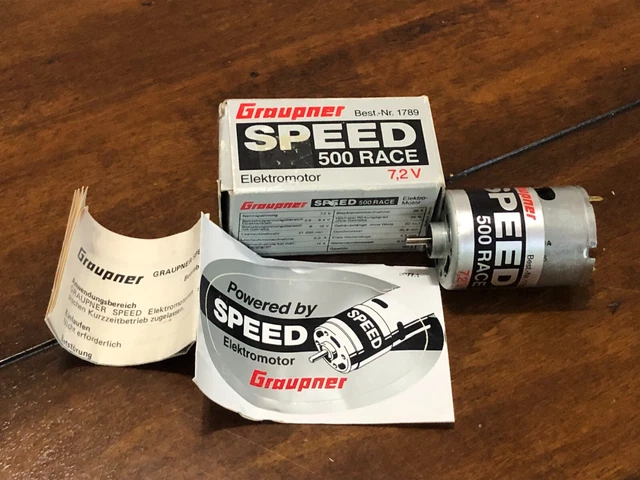 GRAUPNER SPEED 500 Race 1789 7.2V Electric Model Aircraft Boat Car ...