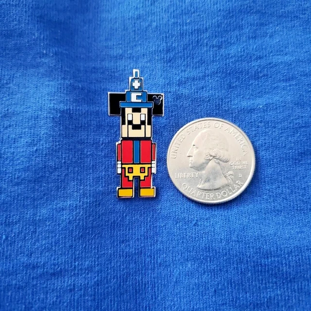 DISNEY FANTASIA 8 BIT pixel Hidden Mickey Sorcerer Mickey Mouse Pin ...