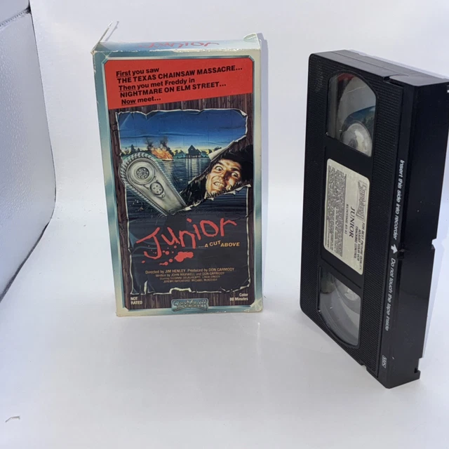 JUNIOR (VHS, 1984, 1989) Rare Horror, Star Maker Release D2 $13.00 ...