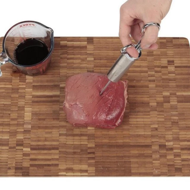 INJECTIONS SEASONING INJECTOR for Meats, Turkey, Briskets, Beef $35.01 ...