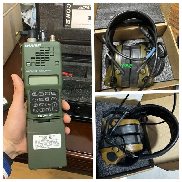 2024 HARRIS TCA PRC-152A Military Aluminum Shell Radio + Comtac III ...