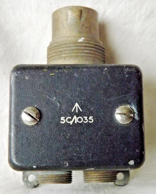 WW2 RAF AIRCRAFT Junction Box Type B 5C/1035 for DR Compass Circuit £30 ...