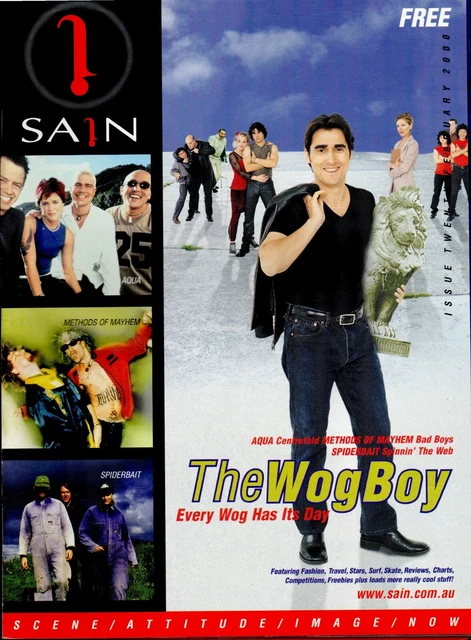 SAIN (SANITY MAG) - January 2000 - Wog Boy, Aqua, George Michael ...