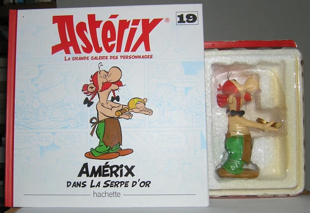 FIGURINE ASTÉRIX - Amérix Dans La Serpe D’or + Le Livret - Hachette ...