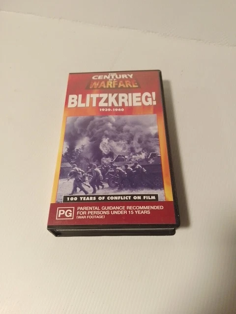 THE CENTURY OF Warfare Blitzkrieg 1939-1940 VHS Tape Rare $19.99 ...