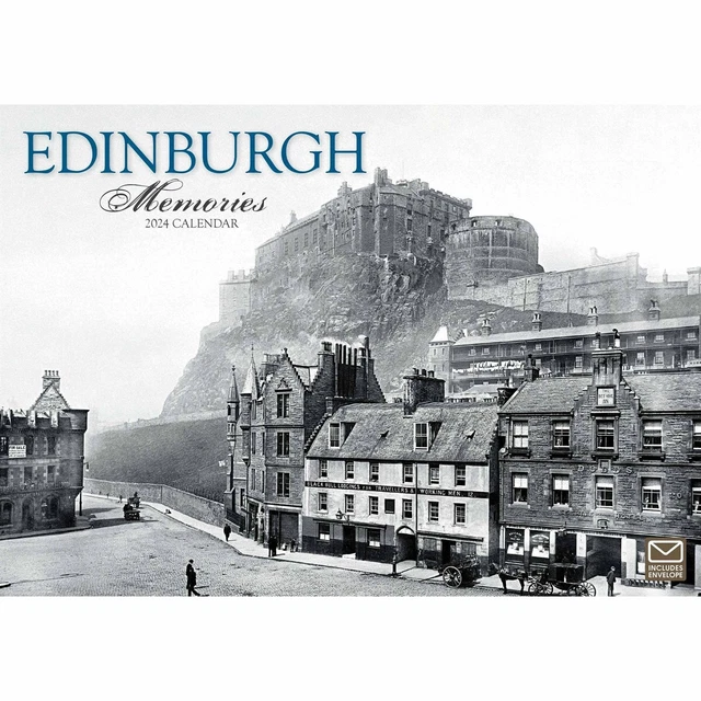 EDINBURGH MEMORIES A4 Calendar 2024 - Regional - Month To View £6.48 ...