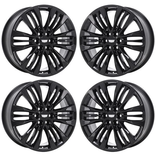 20& CADILLAC XT5 Gloss Black Exchange Wheels Rims Factory Oem 4801 2017 ...