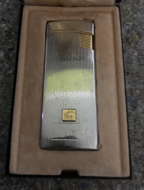 COLIBRI OF LONDON Vintage Gas Jet Flame Lighter Original Box -Repair ...