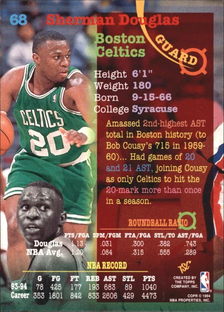 1994-95 STADIUM CLUB Super Teams Finales NBA Carte Basketball #68 ...