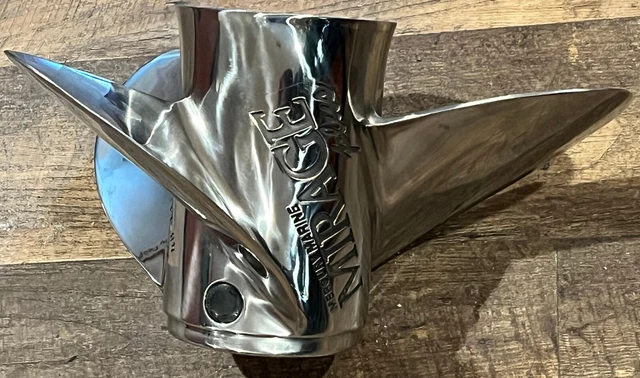MERCURY MARINE MIRAGE PLUS Stainless Steel Propeller, Outboard Prop 48 ...