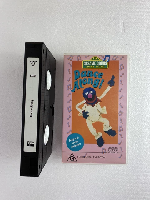 SESAME SONGS: DANCE Along! Children's Sesame Street Retro VHS Videotape ...