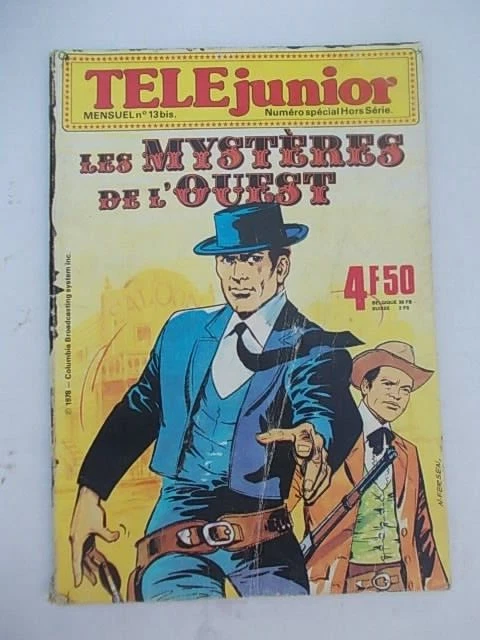 RARE TELE JUNIOR 13 bis 1978 Mystères de l'Ouest Forton bande dessinée ...