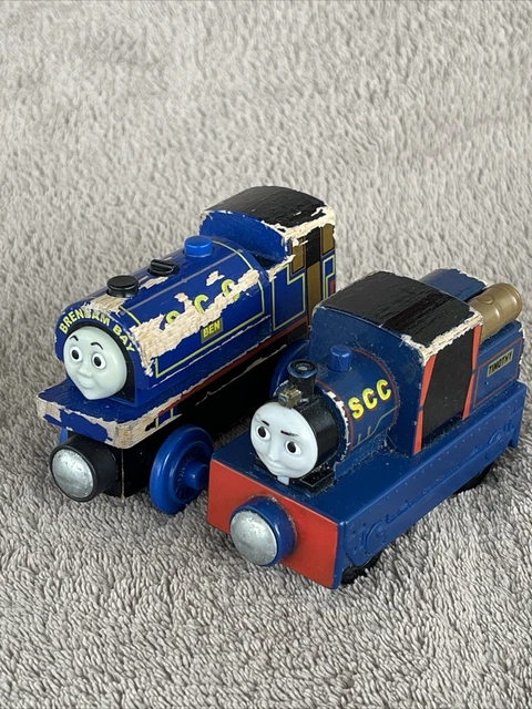 THOMAS THE TANK Engine & Friends WOODEN TIMOTHY & BEN Brio ELC ETC £14. ...