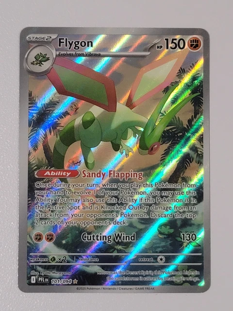 2025 POKEMON PHANTASMAL Flames Flygon Illustration Rare #101/094 £0.74 ...