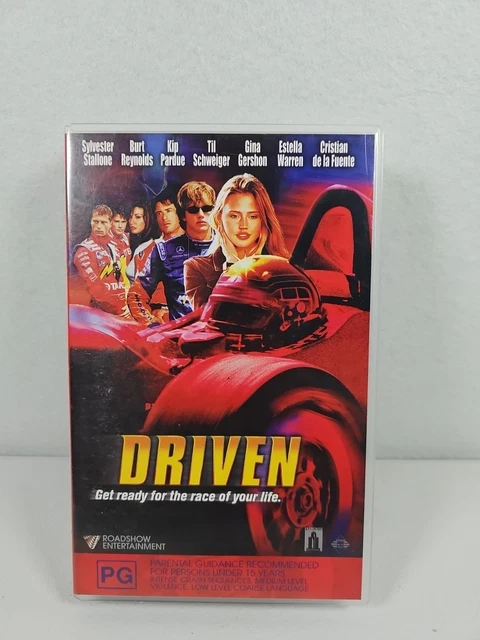 DRIVEN, SYLVESTER STALLONE, VHS Tape, Vintage Video, Movie, PG, 2001 ...