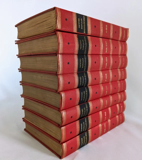 NEWNES POPULAR ENCYCLOPEDIA (Complete set, 8 volumes, 1963) Universal ...
