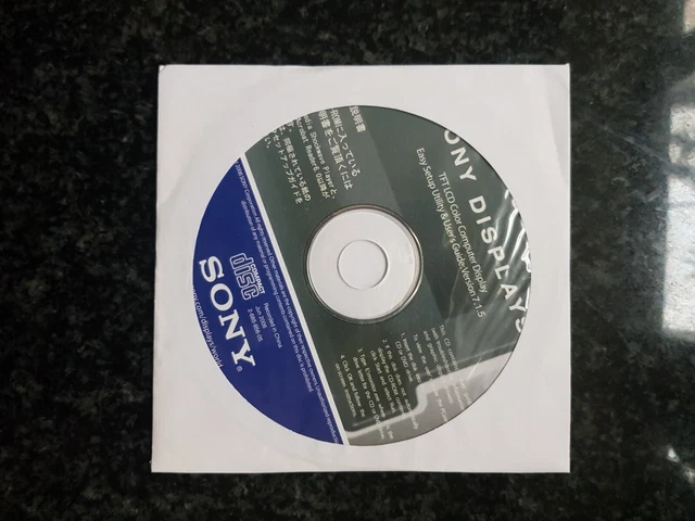 SONY TFT LCD COLOR COMPUTER DISPLAY SET UP GUIDE & CD. SDM-E76A/E96A ...