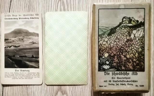 QUARTETT DIE SCHWÄBISCHE Alp v. Verlag J. Scholz Mainz Nr. 5280 EUR 39 ...