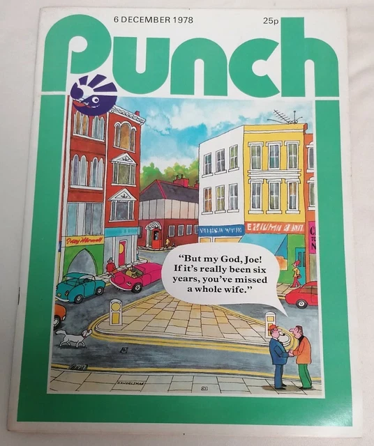 MAGAZINE - VINTAGE PUNCH Magazine 6 December 1978 British Humour ...