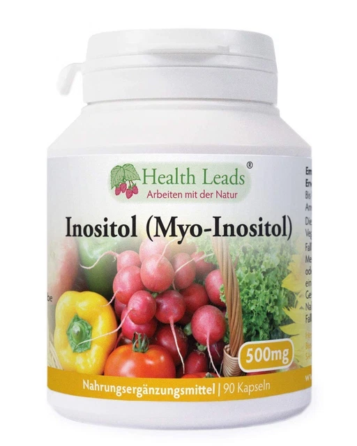 HEALTH LEADS INOSITOL (Myo-Inositol) 500Mg X 90 Caps £25.52 - PicClick UK