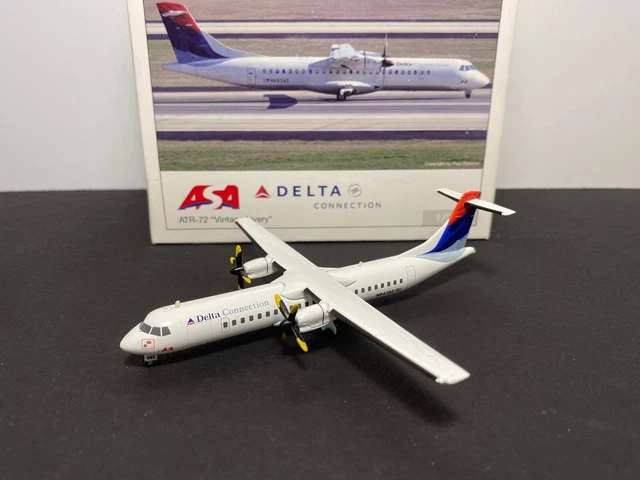 1/200 HERPA DELTA Connection Aerospatiale ATR-72 N643AS EUR 124,31 - PicClick FR