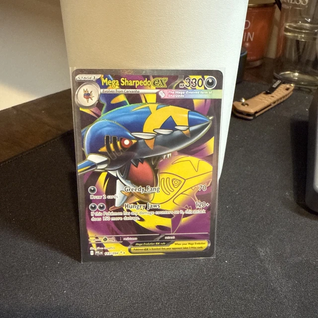 MEGA SHARPEDO EX ENGLISH 113/094 Pokemon Phantasmal Flames £9.10 ...