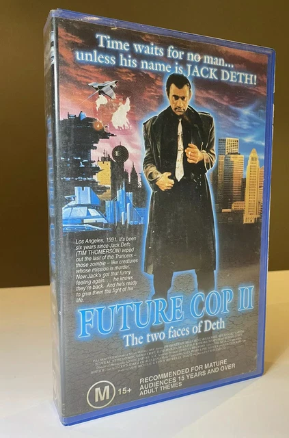 FUTURE COP II [VHS] VDC Video Tape Empire Pictures Full Moon Trancers 2 ...