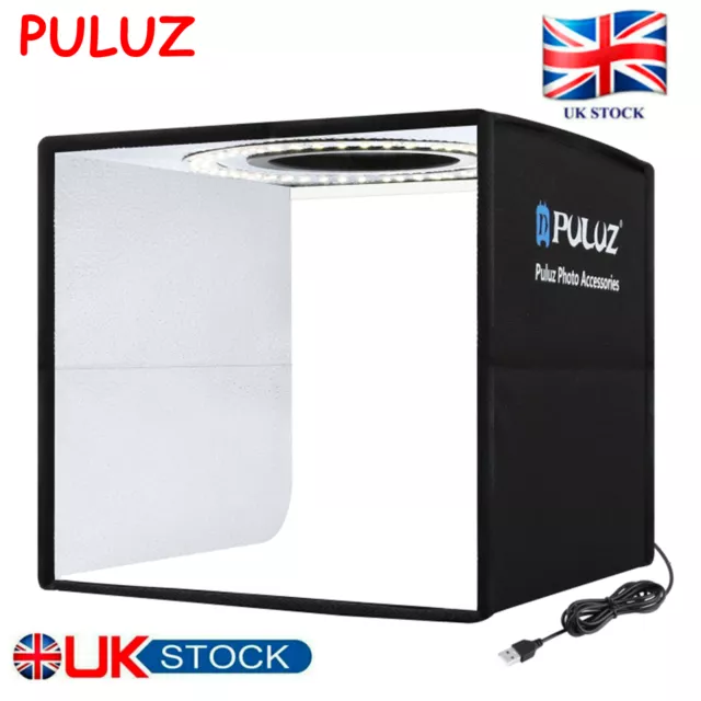 PHOTO STUDIO LED Light Room Photography Lighting Tent Set Backdrop Cube ...