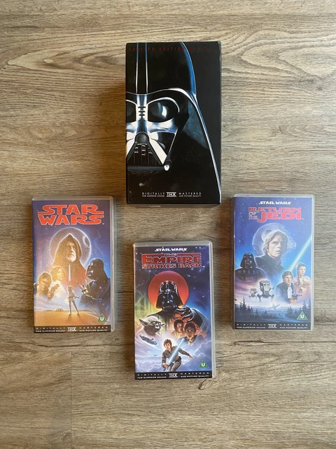STAR WARS TRILOGY Limited Edition Box Set VHS Original Versions Video Tapes £14.99 - PicClick UK