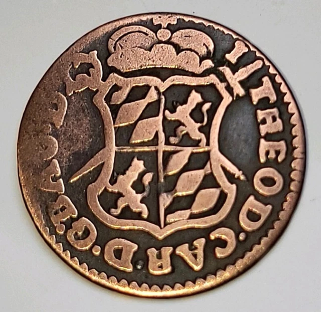 BELGIQUE .SPANISH NEDERLAND. Liard Jean-Théodore de Bavière 1750 Liège ...