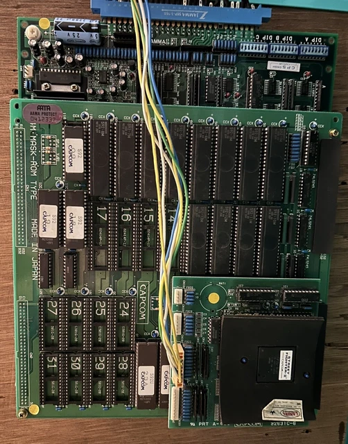 STREET FIGHTER II Champion Edition Original Arcade PCB Capcom CPS Dash Fast CPU $400.00 ...