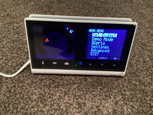BRITISH GAS GEO Smart Home Energy Dual Monitor Meter Display R1 in home ...