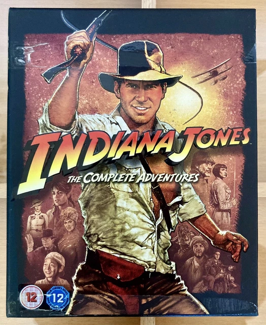 INDIANA JONES COMPLETE Adventures Quadrilogy Box Set Blu Ray EUR 6,99 ...