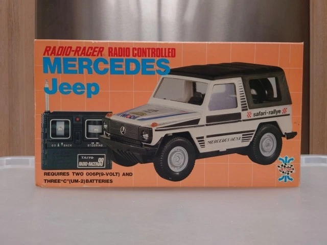 VINTAGE BOXED TAIYO Radio Control Mercedes Benz Off-Road Safari-Rallye ...
