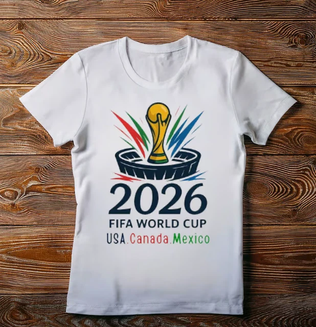 2026 FIFA WORLD Cup USA Canada Mexico Host Nations T-Shirt £23.18 ...