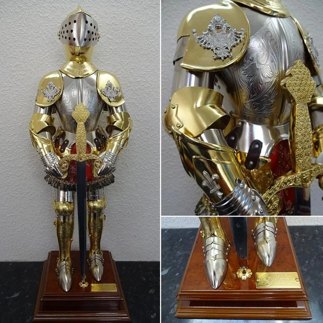 NEW MARTO 16TH Century Miniature Spanish Knight In Armour On Stand £465 ...