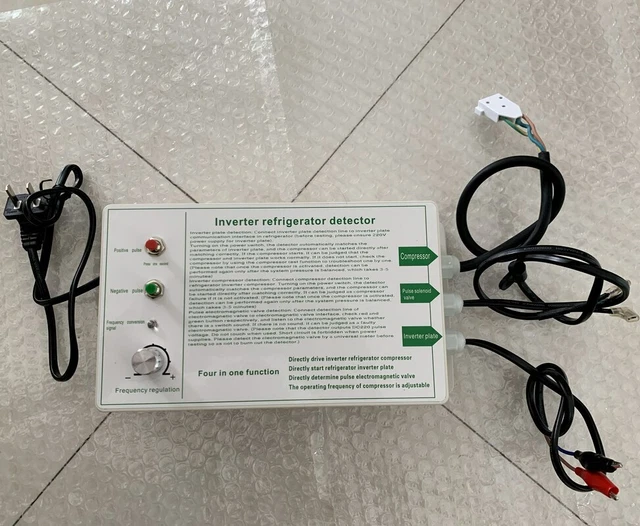 REFRIGERATOR COMPRESSOR INVERTER Board Test Tester Pulse Solenoid Valve ...