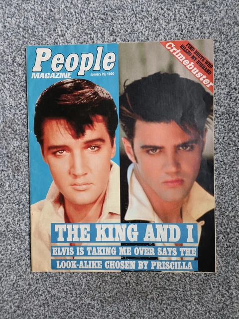 SUNDAY PEOPLE MAGAZINE Jan 1990 -Cover: Elvis Presley £4.99 - PicClick UK