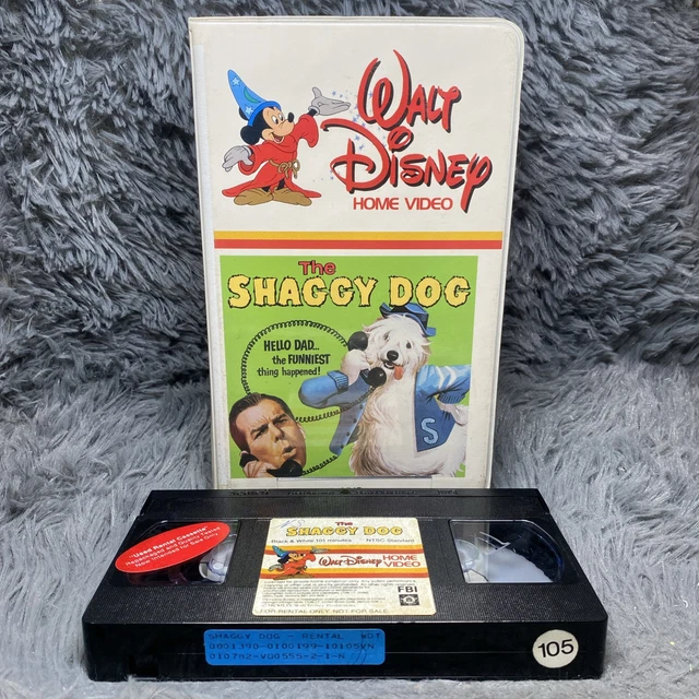 THE SHAGGY DOG VHS Tape Walt Disney Home Video Fred MacMurray Annette ...