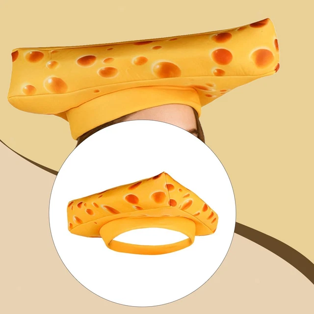 CHEESE HAT FUN Unisex for Fancy Dress Events Party Supplies Cosplay ...