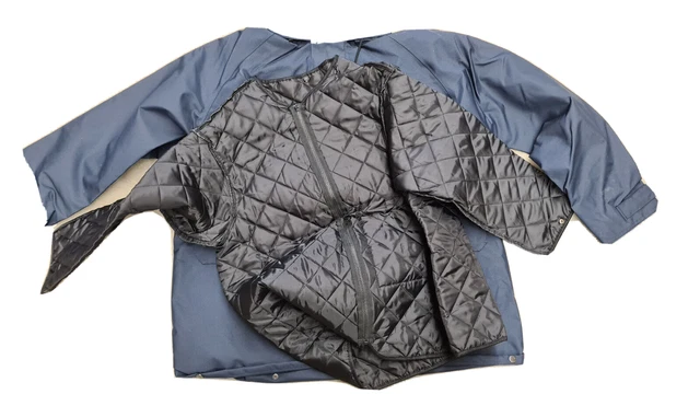 GAMMATEX WETTERSCHUTZJACKE REGENJACKE XL TOP BLUE Neu Wärmefutter ...