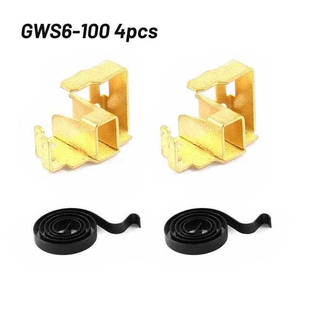 PREMIUM CARBON BRUSH Spring and Holder Set for GWS6 100 2 Pcs Included ...