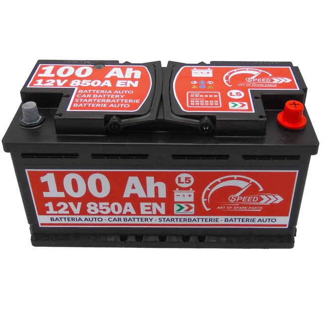AUTOBATTERIE 12V 100AH 850A Speed Starter Batterie statt 90Ah 92Ah 95Ah 110Ah EUR 96,89 ...