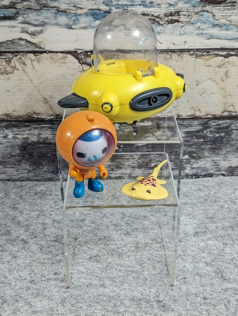 MATTEL 2011 OCTONAUTS Gup D Submarine & Captain Barnacles Figure Bath ...