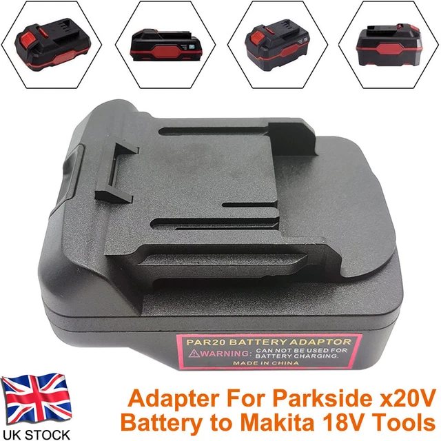 BATTERY ADAPTER For Parkside x20V Battery to For Makita 18V LXT ...