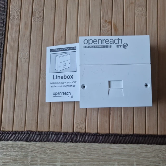 BT OPENREACH MASTER Socket Nte5C Linebox Tooless £8.64 - PicClick UK