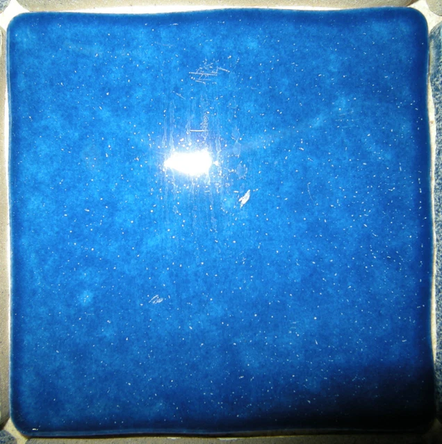 76 PZ (1 sc) Tavolozza blu 10x10cm posato rivestimento bagno cucina ...