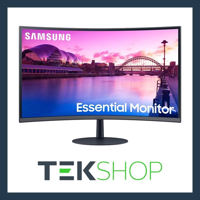 SAMSUNG S27C390EAU 27& FHD Curved Monitor VA LCD 75Hz 4ms DP HDMI ...