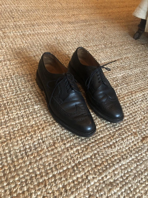 RRL BY RALPH Lauren Brogue Bench made Leather Wilberforce Shoes Size US9 UK8 £300.00 - PicClick UK