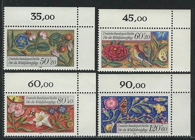 744-747 WOFA MINIATUREN 1985, Ecke u.l. Satz ** EUR 2,30 - PicClick DE